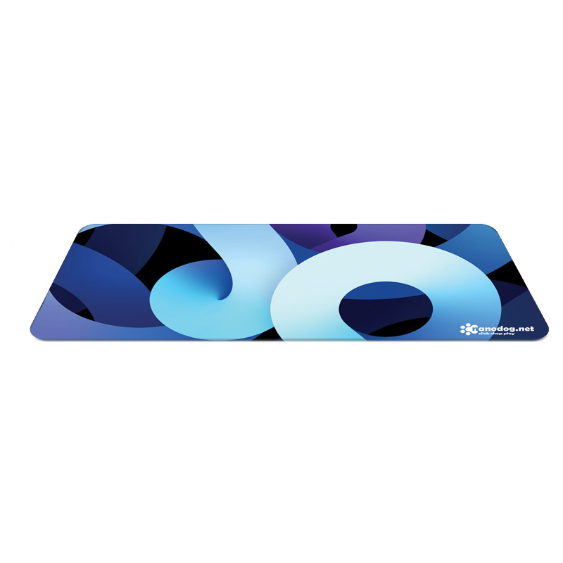 Nanodog Flat Clicker | Blue Swirl | Nanodog.net